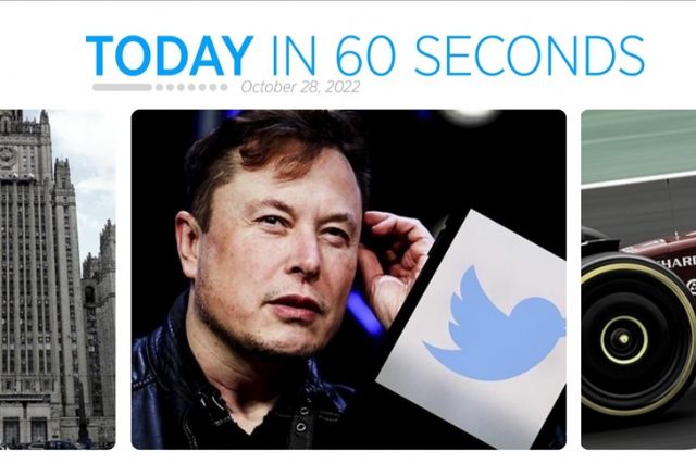 Today in 60 seconds - Oct. 27, 2022 - Timeturk Haber
