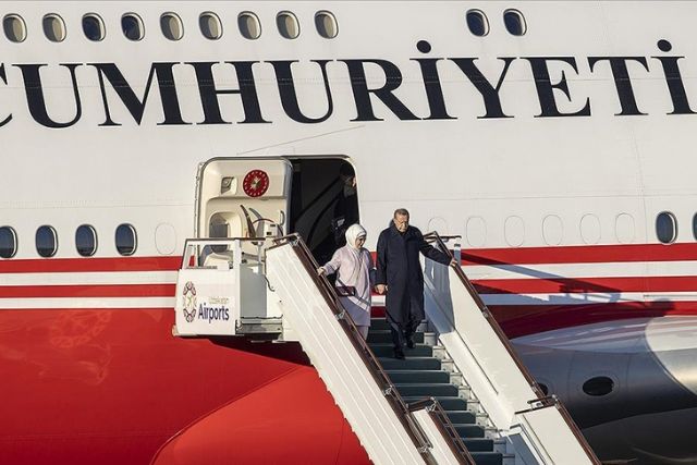 Turkish president arrives in Uzbekistan for Turkic summit - Timeturk Haber
