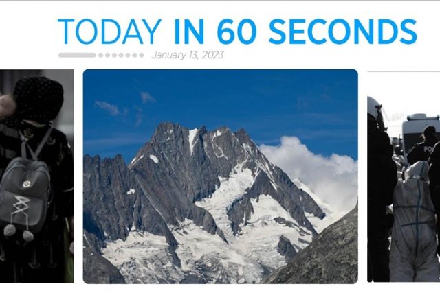 Today in 60 seconds - Jan. 13, 2023 - Timeturk Haber