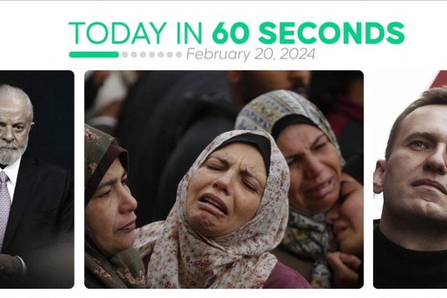 Today in 60 seconds - Feb. 20, 2024 - Timeturk Haber