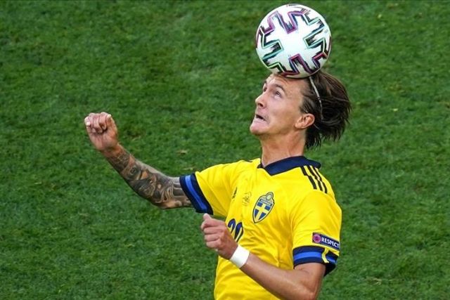 Swedish international footballer Kristoffer Olsson on ventilator in ...