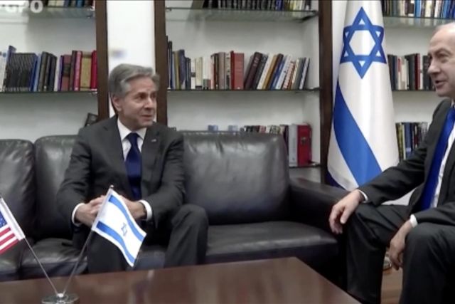 US' Blinken meets Netanyahu in Tel Aviv, holds talks with Israeli ...